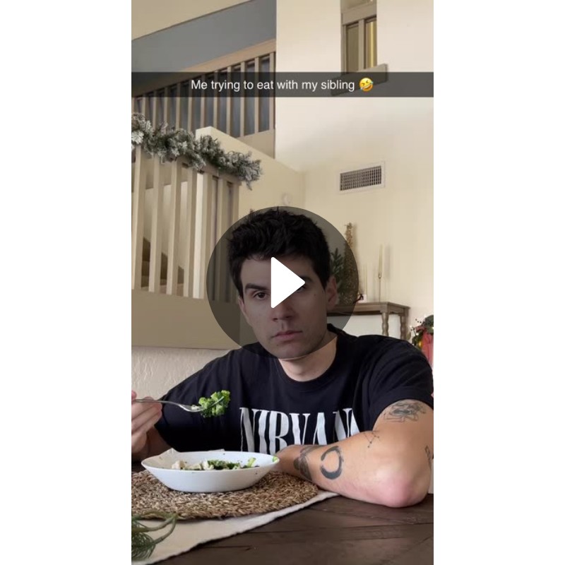 Me trying to eat with my sibling 🤣 | Spotlight on Snapchat