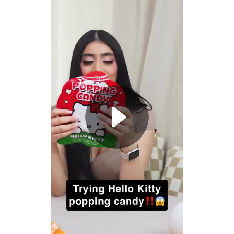 Trying Hello Kitty popping candy‼️😱 | Spotlight on Snapchat