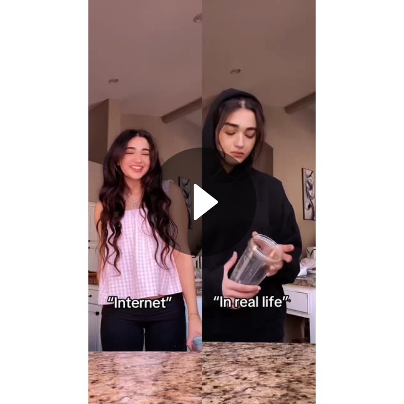 Lala Sadii's Internet vs Real Life Smoothie Challenge | Lala Sadii ...
