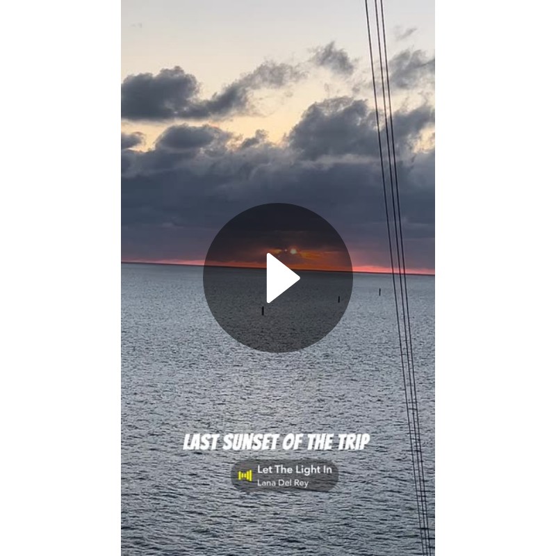 Last sunset of the trip | Spotlight on Snapchat