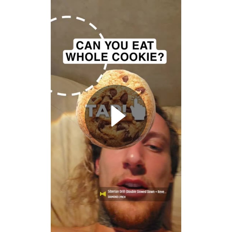 CAN YOU EAT WHOLE COOKIE? | Spotlight on Snapchat