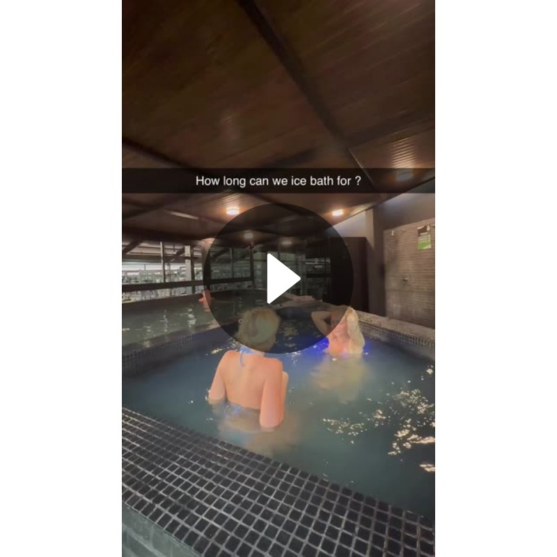 How long can we ice bath for ? | Spotlight on Snapchat