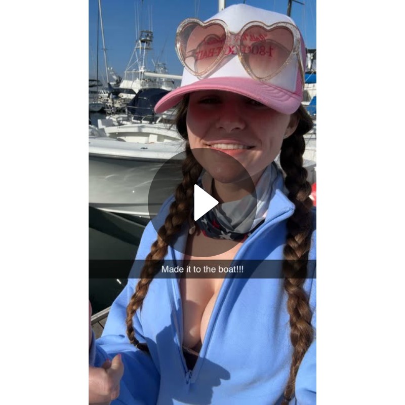 Made it to the boat!!! | Spotlight on Snapchat