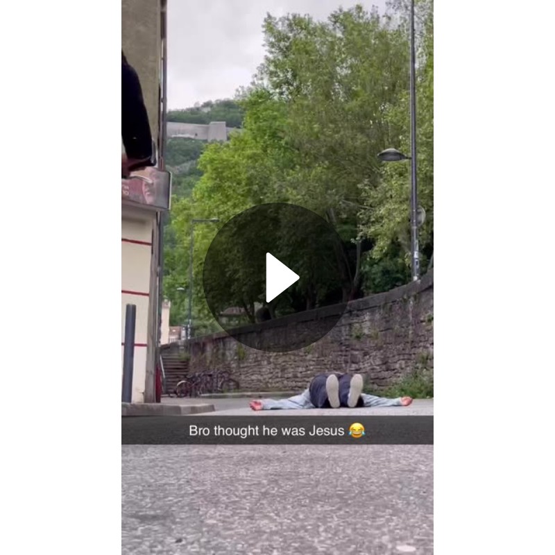 Bro thought he was Jesus 😂 | Spotlight on Snapchat