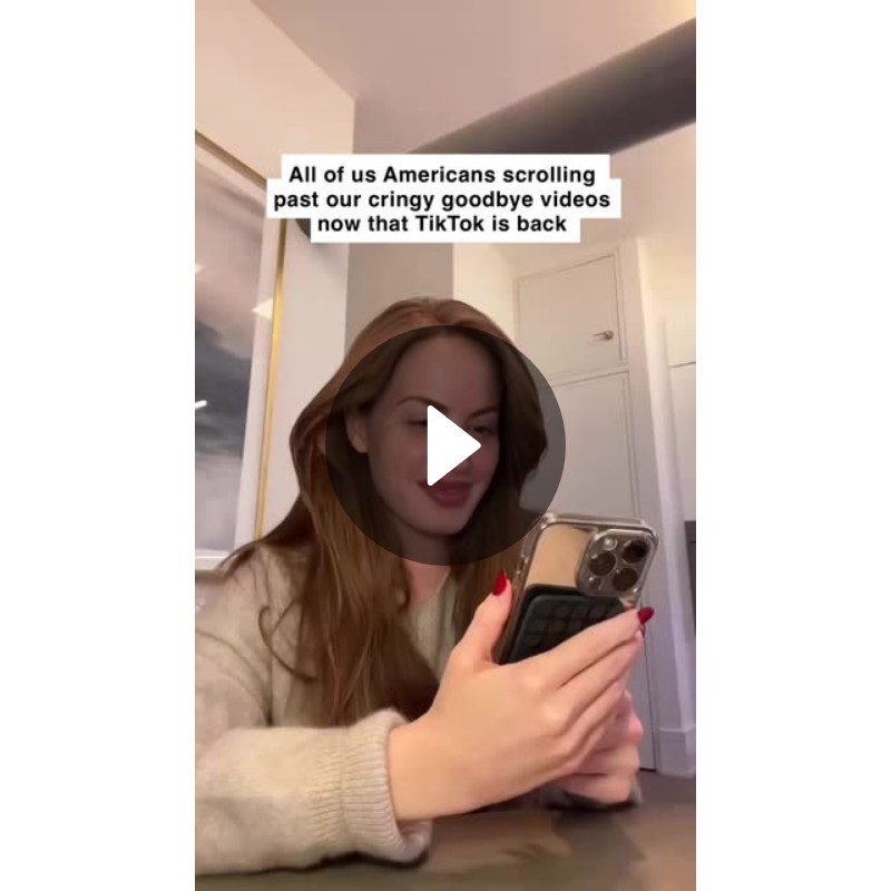 All of us Americans scrolling past our cringy goodbye videos now that ...