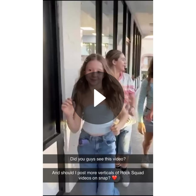 And should I post more verticals of Rock Squad videos on snap? ️ | Did ...