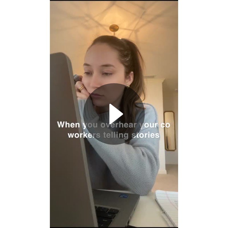 When you overhear your co workers telling stories | Spotlight on Snapchat