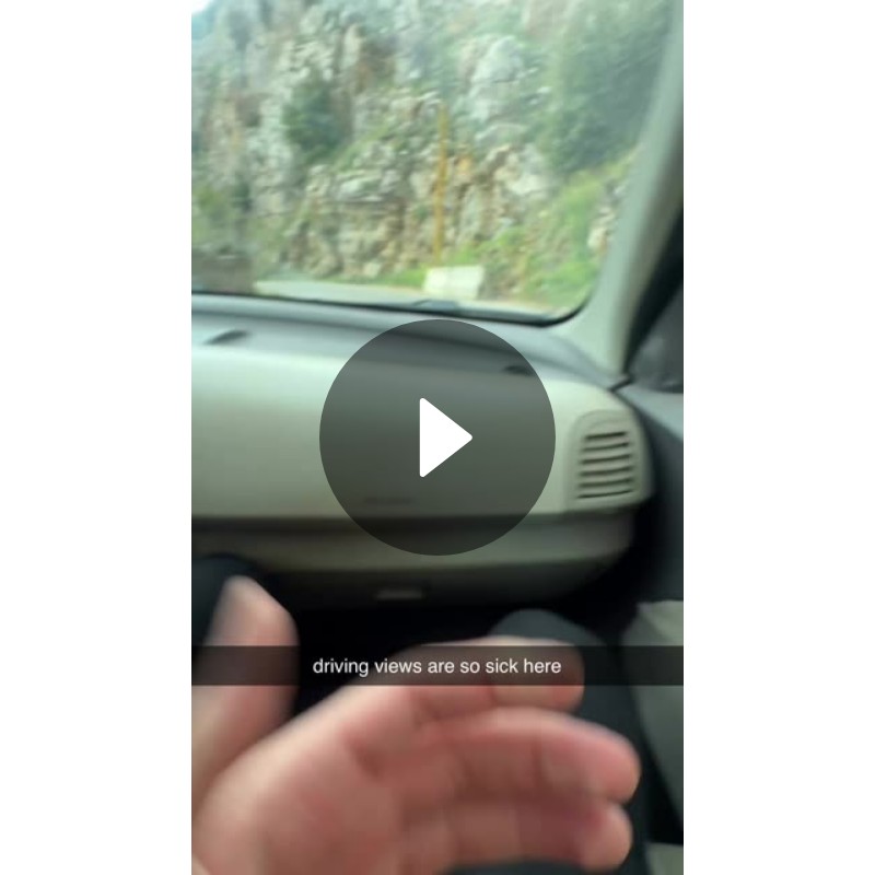 driving views are so sick here | Spotlight on Snapchat