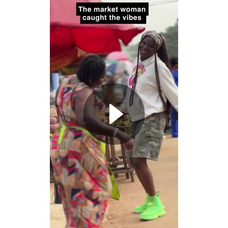 The market woman caught the vibes | Spotlight on Snapchat