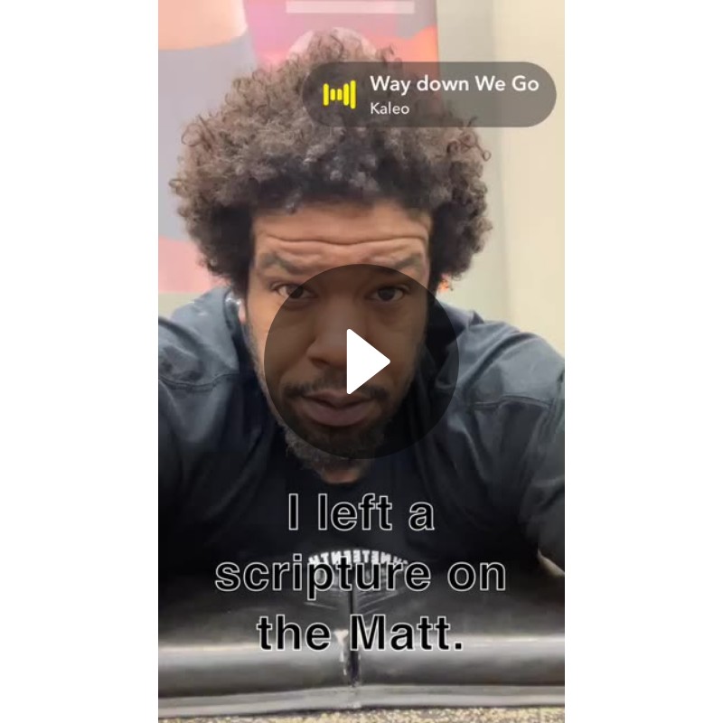 I left a scripture on the Matt. | Spotlight on Snapchat