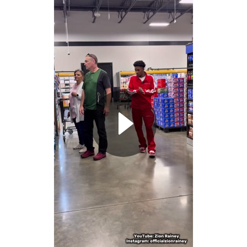 Zion Rainey Caught in Grocery Store Surprise | Video by Zion Rainey ...