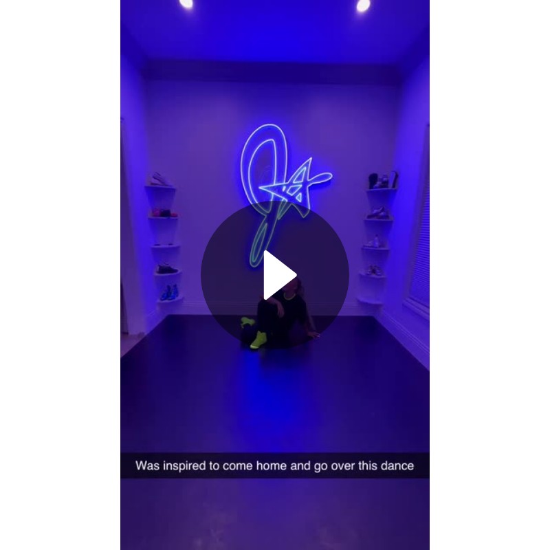 Was inspired to come home and go over this dance | Spotlight on Snapchat