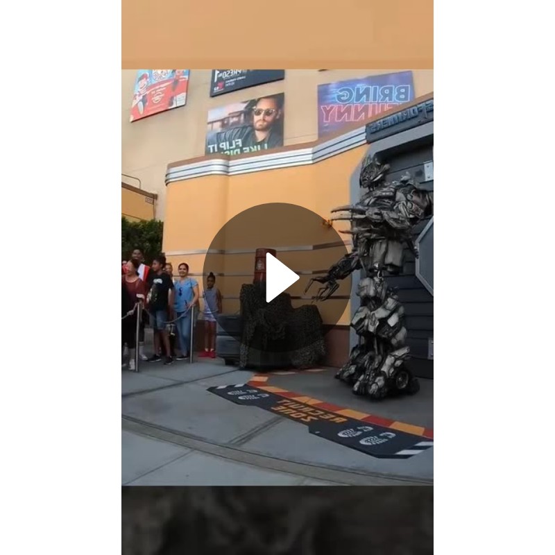 Transformers Meet Fans: A MEGATRON Encounter at Universal Studios ...