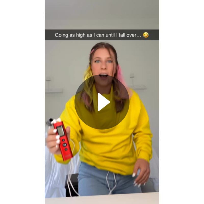 Going as high as I can until I fall over… 🤣 | Spotlight on Snapchat