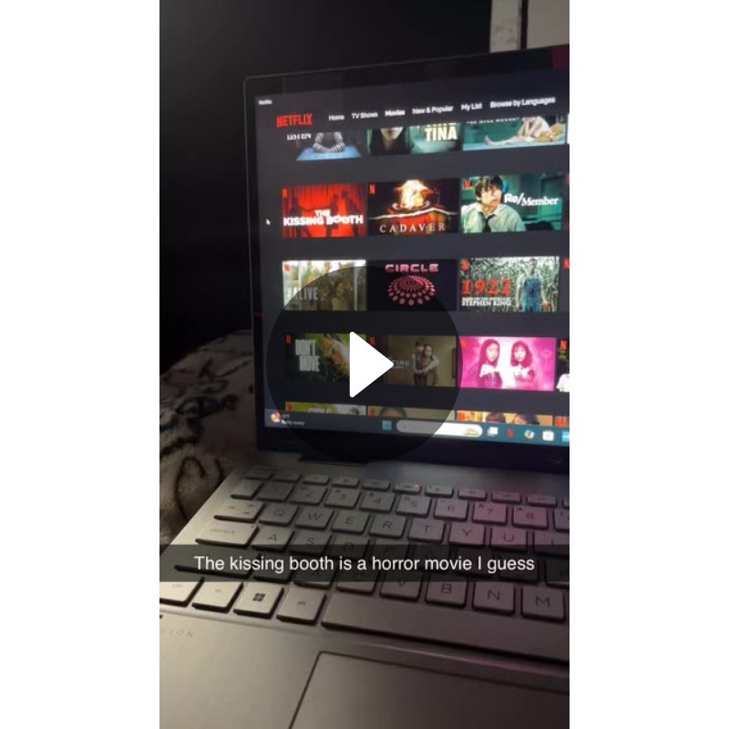 The kissing booth is a horror movie I guess | Spotlight on Snapchat