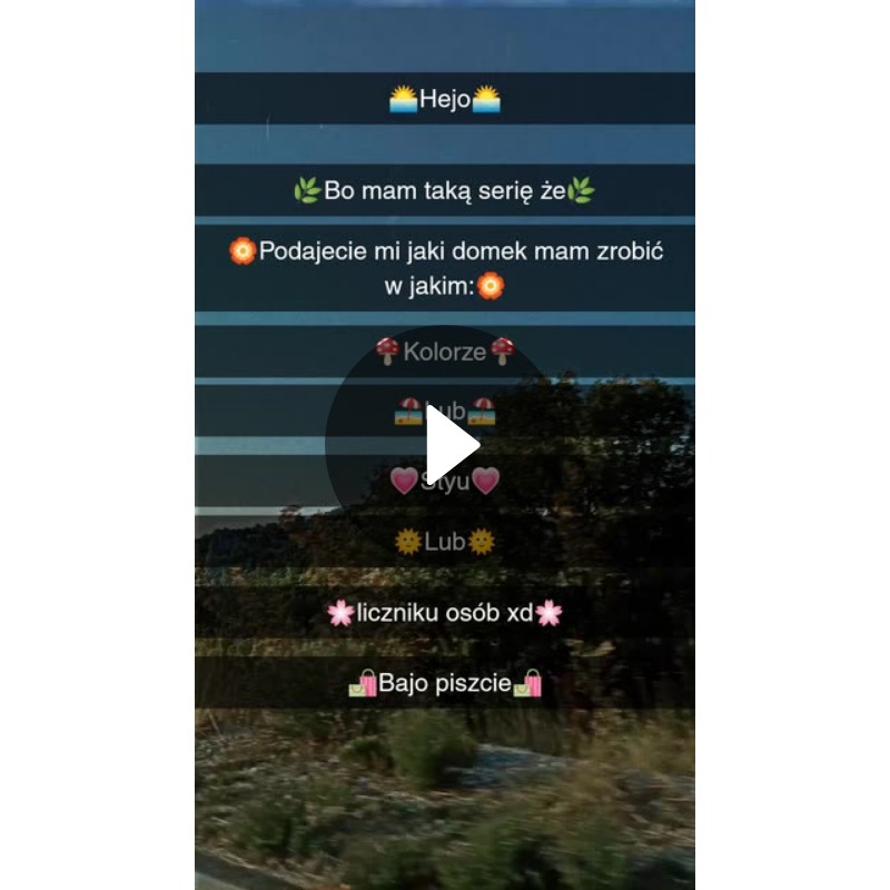 🌅Hejo🌅 | 🌿Bo mam taką serię że🌿 | 🏵️Podajecie mi jaki domek mam zrobić ...