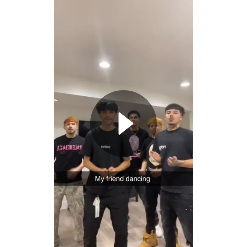 My friend dancing | Spotlight on Snapchat