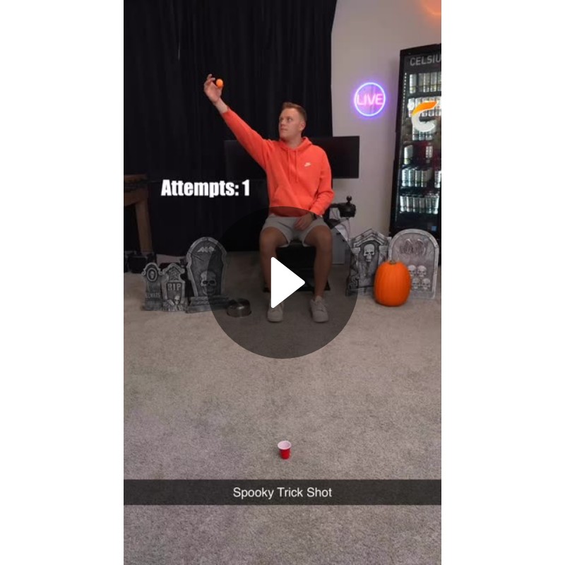Spooky Trick Shot | Spotlight on Snapchat