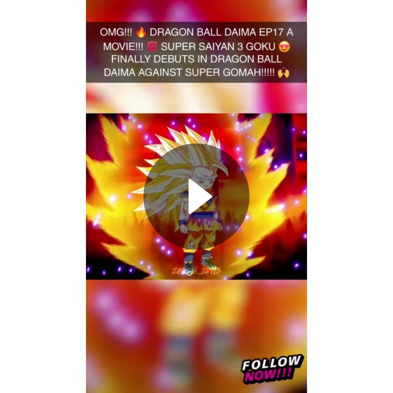 OMG!!! 🔥 DRAGON BALL DAIMA EP17 A MOVIE!!! 💯 SUPER SAIYAN 3 GOKU 😍 ...