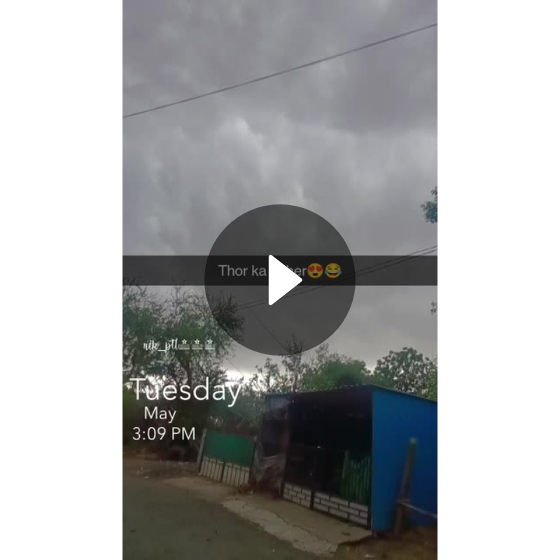 Rainy weather vibes with Thor's energy. | Nik (@nik_ptl006) | Spotlight