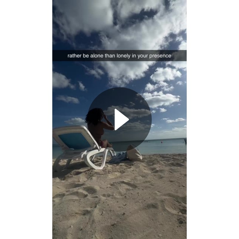 rather be alone than lonely in your presence | Spotlight on Snapchat