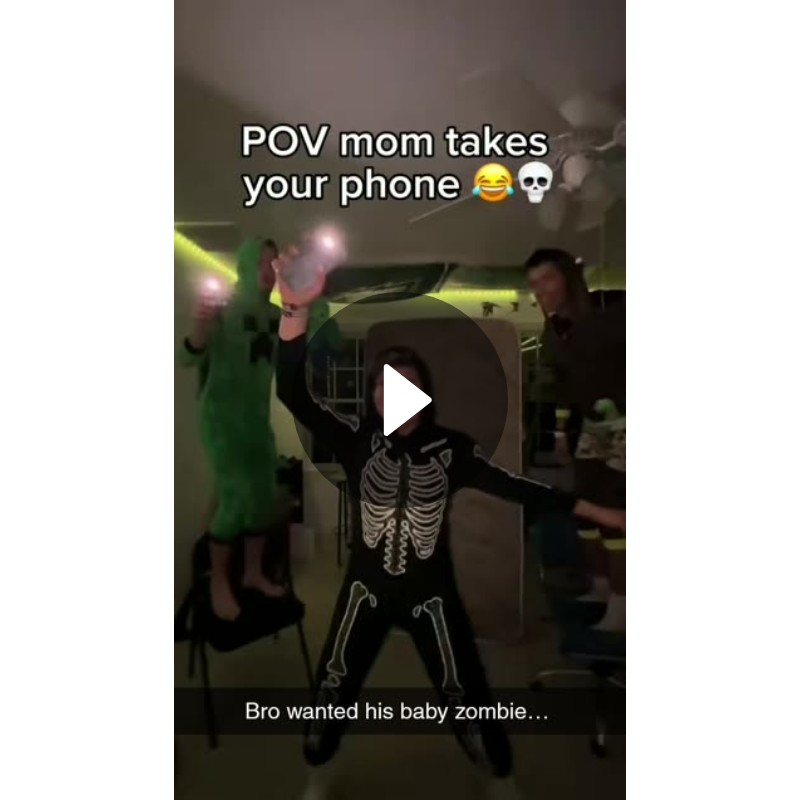 Bro wanted his baby zombie… | Spotlight on Snapchat
