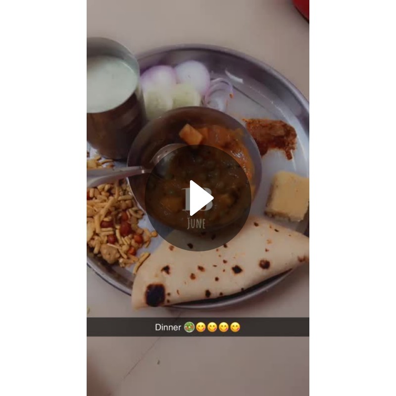 Dinner 🥗😋😋😋😋 | Spotlight on Snapchat