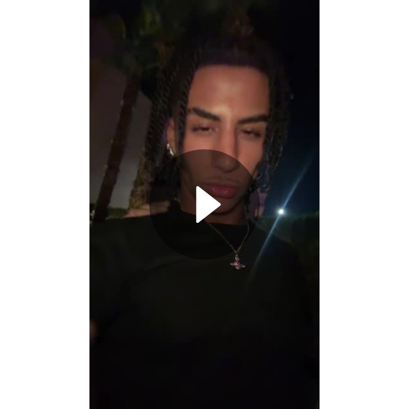 Nighttime Selfie with Braided Hair and Pendant Necklace | Video by ...