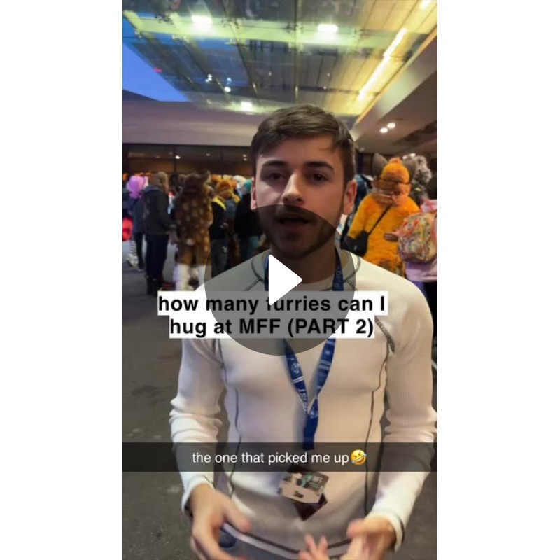 how many furries can I hug at MFF (PART 2) | the one that picked me up🤣 ...