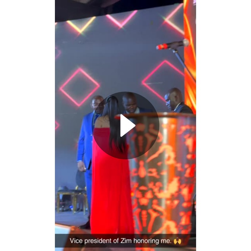 Zari The Boss Lady Accepts Award on Stage in Stunning Red Dress | Video ...