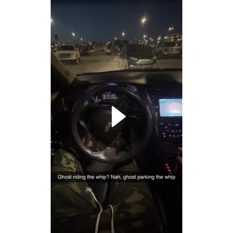 Ghost riding the whip? Nah, ghost parking the whip | Spotlight on Snapchat