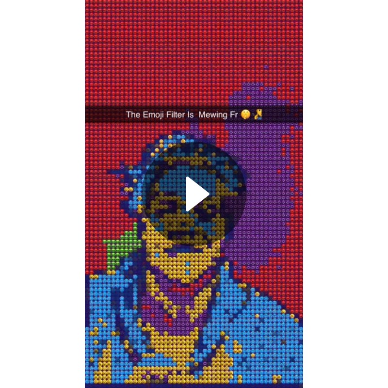 The Emoji Filter Is Mewing Fr 🤫🧏‍♂️ | Spotlight on Snapchat