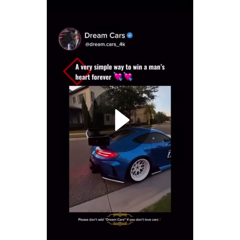 Winning a Man's Heart with a Dream Car: A Simple Gesture | Video by ...