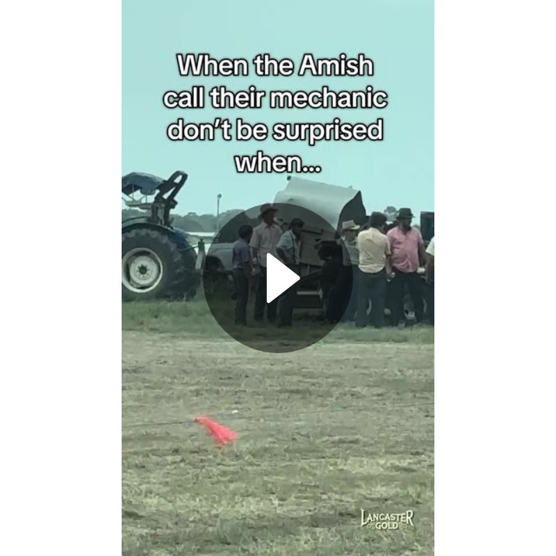 Amish Mechanic Age Surprise | Young Boy Fixes Tractor | Video by ...