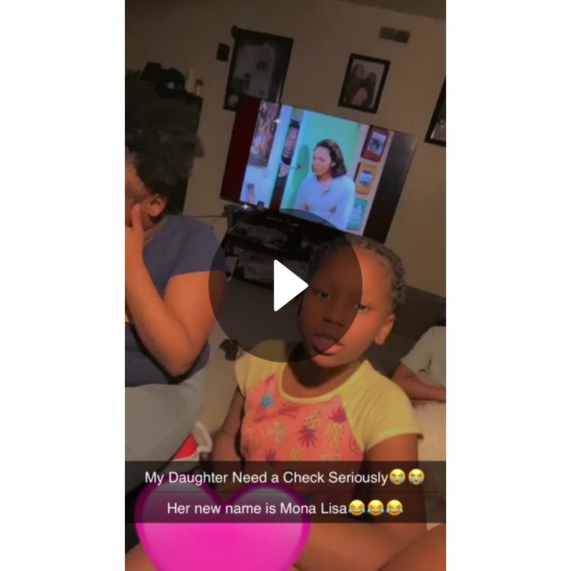Her new name is Mona Lisa😂😂😂 | My Daughter Need a Check Seriously😭😭 ...