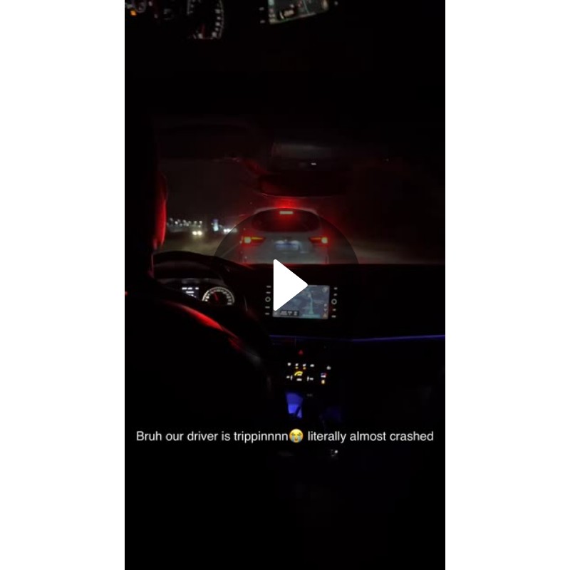 Bruh our driver is trippinnnn😭 literally almost crashed | Spotlight on ...