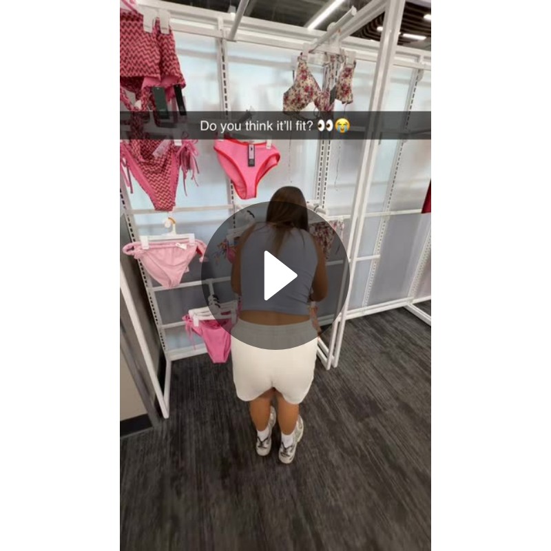 Do you think it’ll fit? 👀😭 | Spotlight on Snapchat