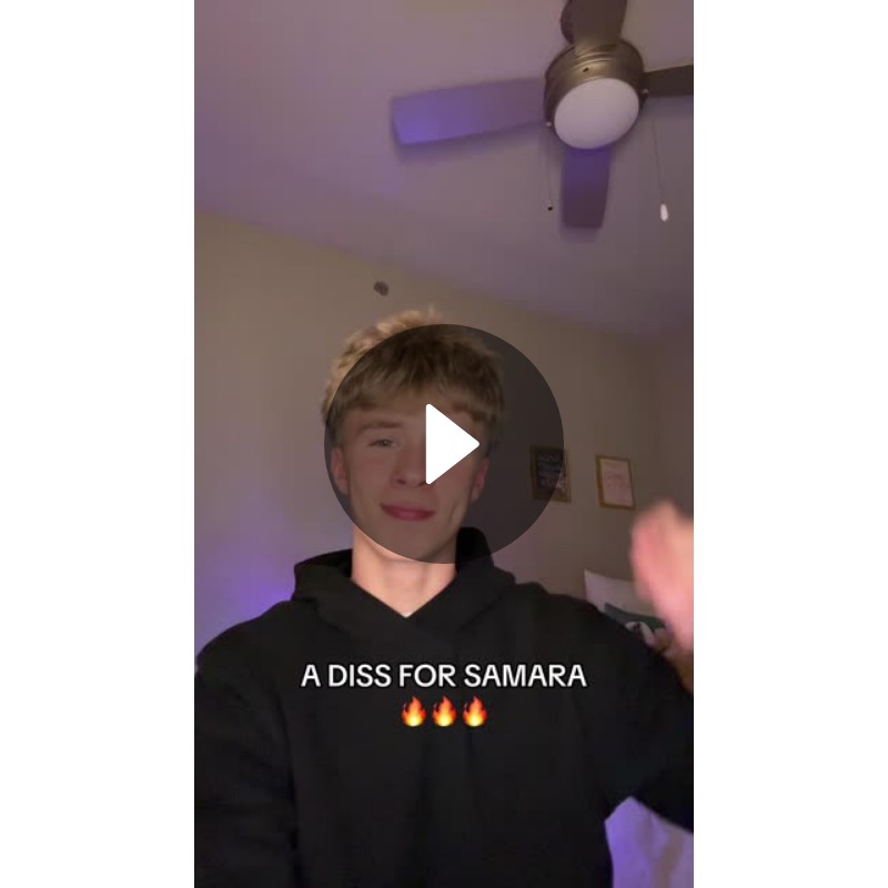 Noah Drops a Diss for Samara | Viral TikTok Moment | Video by noah ...