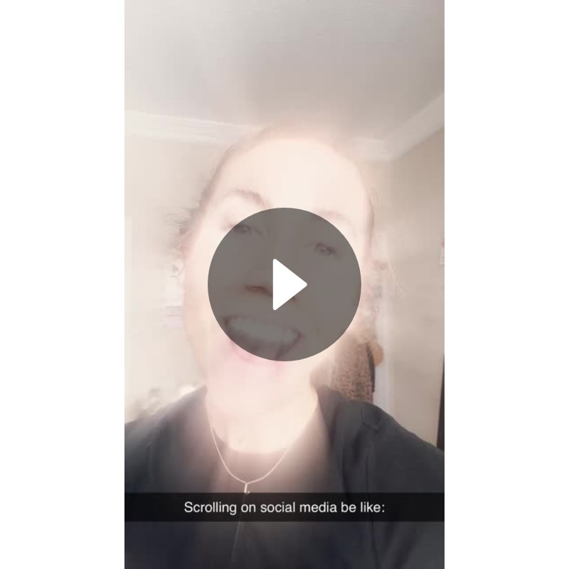 Scrolling on social media be like: | Spotlight on Snapchat