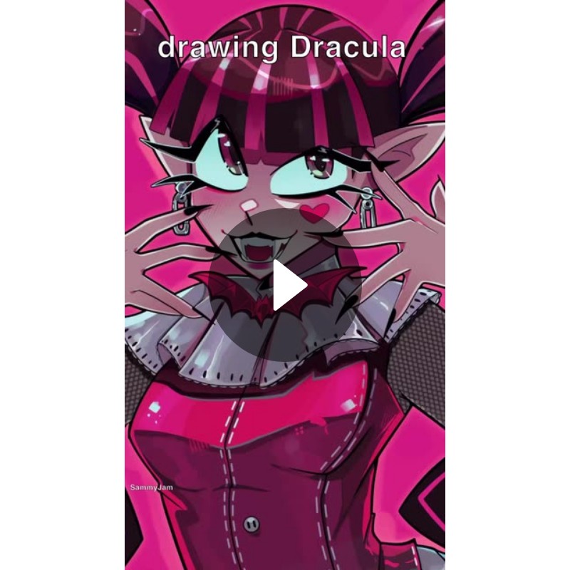 drawing Dracula | SammyJam | Spotlight on Snapchat