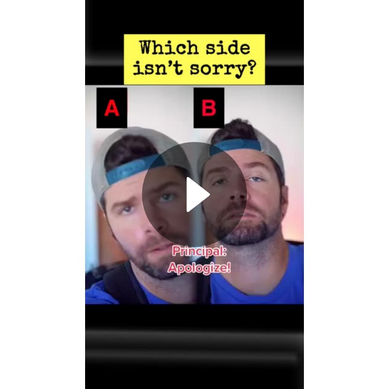Which side isn’t sorry? | A | B | Spotlight on Snapchat