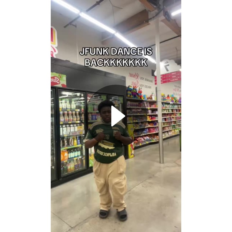 JFUNK Returns with a Viral Dance Move in a Grocery Store | Video by ...