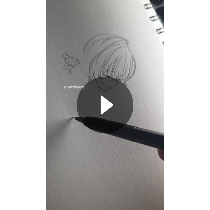 How to Draw an Anime Girl Step-by-Step | Mzta_Cat Art Tutorial | Video ...